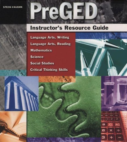 Amazon.com: Steck-Vaughn Pre-GED, Grades 6-9: Instructor's Resource Guide: 9780739880623: Steck ...