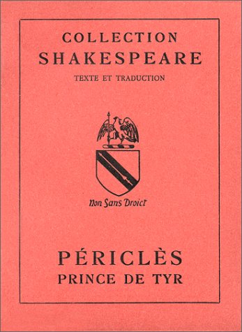 Amazon.in: Buy Pericles, prince de tyr Book Online at Low Prices in ...