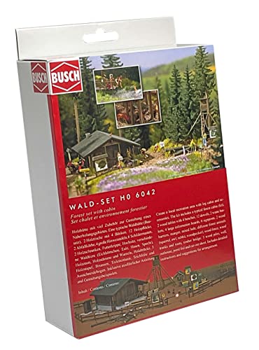 Buy Busch 6042 Forest Set HO Structure Scale Model Structure Online at ...