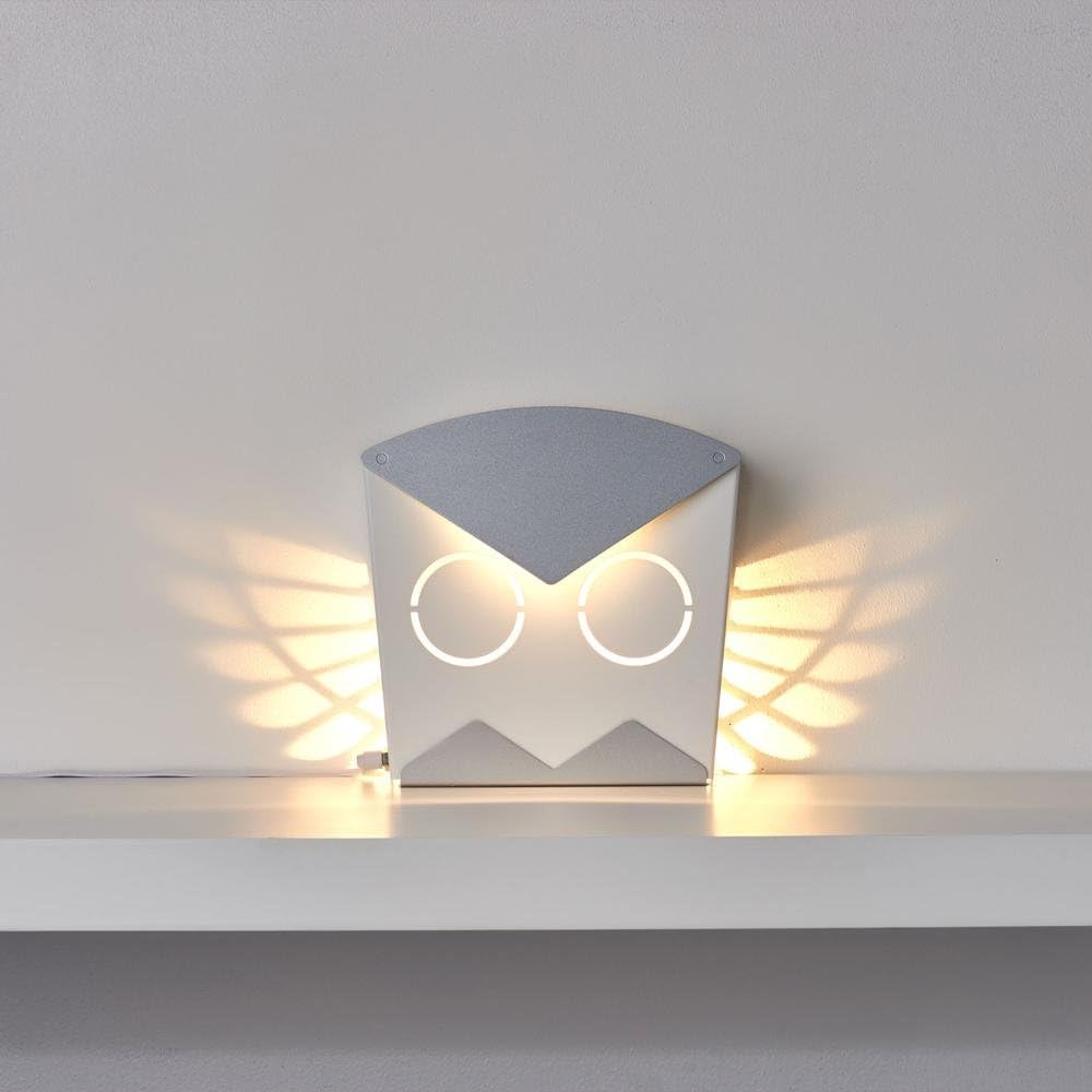 Popup Lighting Elegant Aluminum Wall LED Light Owl Fixture Electricity ...