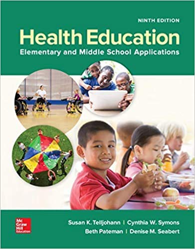 Health Education: Elementary and Middle School Applications: Telljohann ...