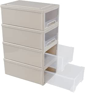 Amazon.com - Ramddy 4 Pack Small Plastic Desktop Chest of Drawers, 6 ...