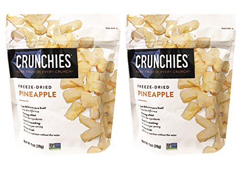 Amazon.com: Crunchies All Natural Freeze-Dried Pure Fruits Snack 1oz, 2 ...