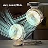 Amazon.com: AbuDodo Portable Clip on Fan with 5-Speed Digital Display ...