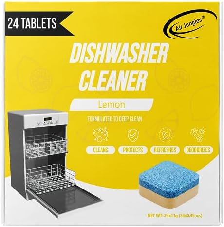 Amazon.com: Heavy Duty Dishwasher Cleaner and Deodorizer Tablets ...