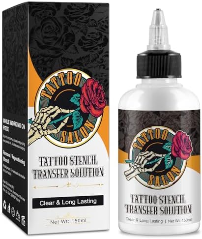 Amazon.com: Tattoo Stencil Transfer Gel Solution, 150ml Professional ...