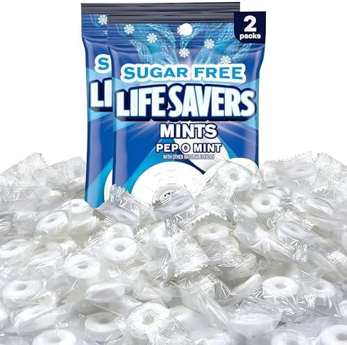 Amazon.com: Lifesvers Pep O Mint Sugar Free 2 packs of Hard Candy of ...