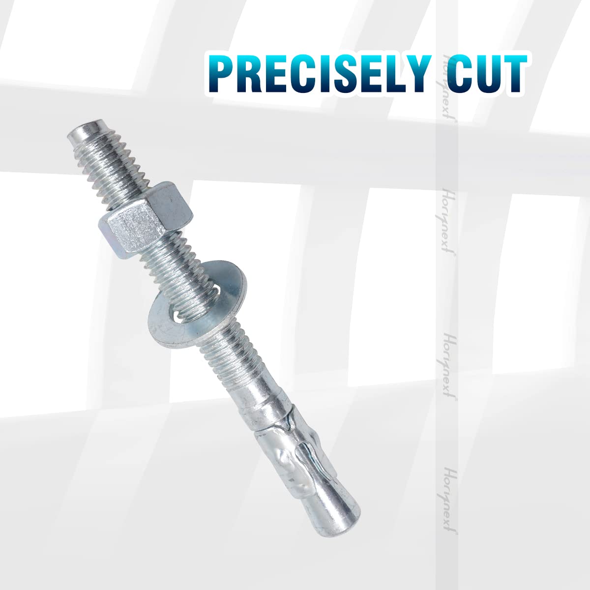 Snapklik.com : Horiznext 1/2 Concrete Anchors, Zinc-Plated Carbon Steel ...
