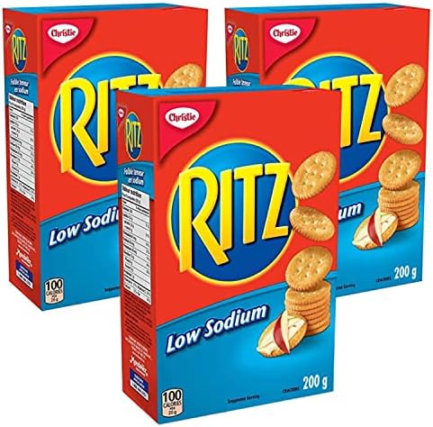 Amazon.com: Ritz Low Sodium Crackers, 200g/7.05 (Pack of 3) Shipped ...