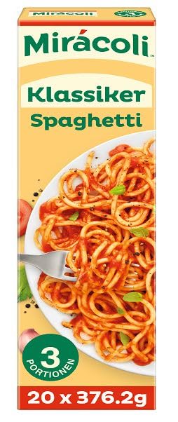 Mirácoli Miracoli Fertiggerichte Klassiker Spaghetti, 3 Portionen, 20 ...
