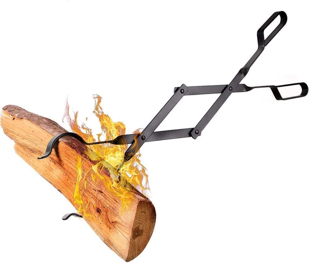 Amazon.com: AMAGABELI GARDEN & HOME 26" Long Firewood Tongs Log Grabber ...