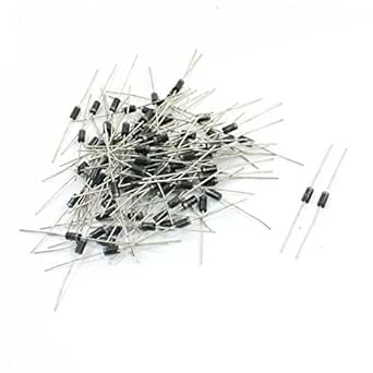 Uxcell a14050700ux0664 Axial Lead Cylinder Rectifier Diodes, 600V 2A ...