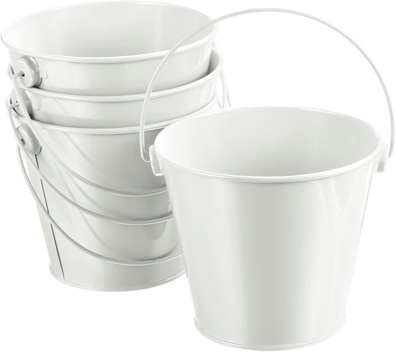 Amazon.com: PATIKIL 4.7 Inch Colored Metal Buckets, 4 Pack Pencil ...
