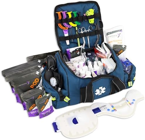 Amazon.com: Lightning X MB30-SKC Large EMT Trauma Kit | Fully Stocked ...