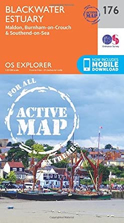 Blackwater Estuary Map | Weatherproof | Maldon, Burnham-on-Crouch ...