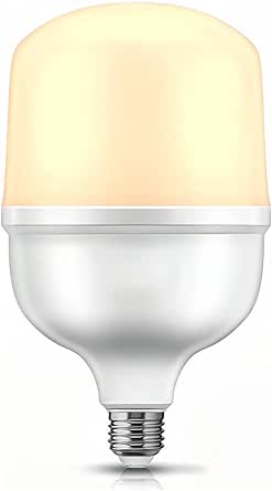 HUA QIANG WANG Cylindrical Lamp Column LED Bulb Warm White 3000K, 40W ...