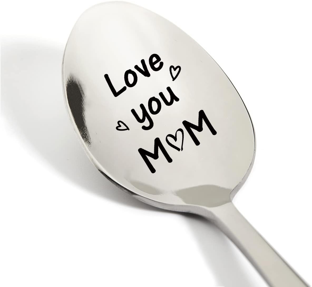 Amazon.com: Love You Mom Spoon Engraved Stainless Steel, Gifts for Mom ...