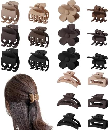 Amazon.com: Drnytunk 18 Pcs Small Hair Clips Set, Various Styles ...