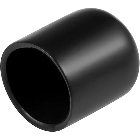 uxcell 20pcs Rubber End Caps 18mm ID Vinyl Round Tube Bolt Cap Cover ...