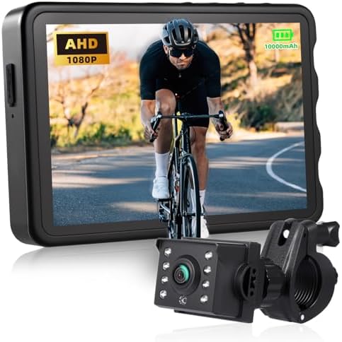 Amazon.com: Fitense Bike Camera with 10000mAh Rechargeable Battery 360 ...