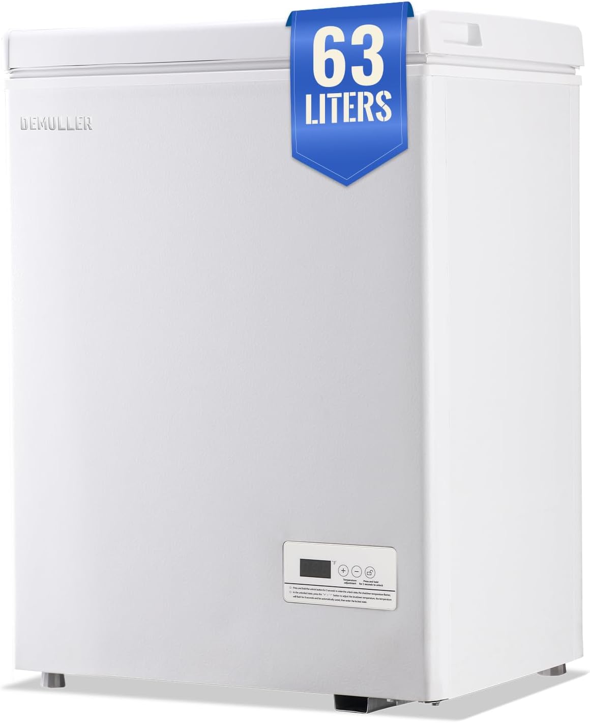 Amazon.com: DEMULLER Mini Deep Freezer with Electronic Temperature ...