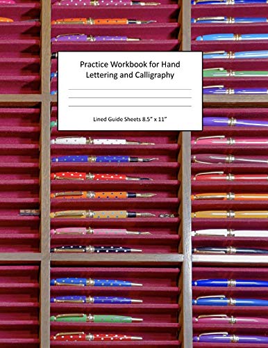 Practice Workbook for Hand Lettering and Calligraphy - Lined Guide ...