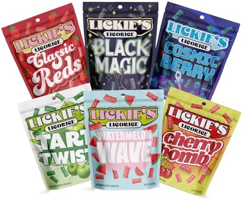 Amazon.com : Lickies Licorice Candy Variety Pack of Licorice Twists ...