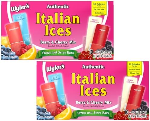 Amazon.com: Wyler's Authentic Italian Ices Berry and Cherry Mix - Pack ...