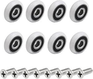 8Pcs Replacement Shower Door Roller Runner Wheels for Shower Enclosure ...