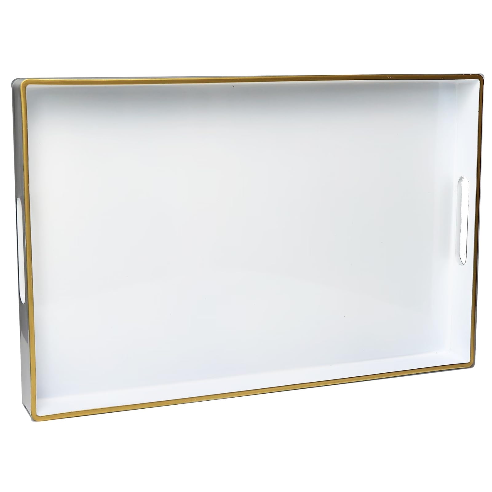 Amazon.com | Spsyrine White Decorative Tray, Elegant Plastic ...