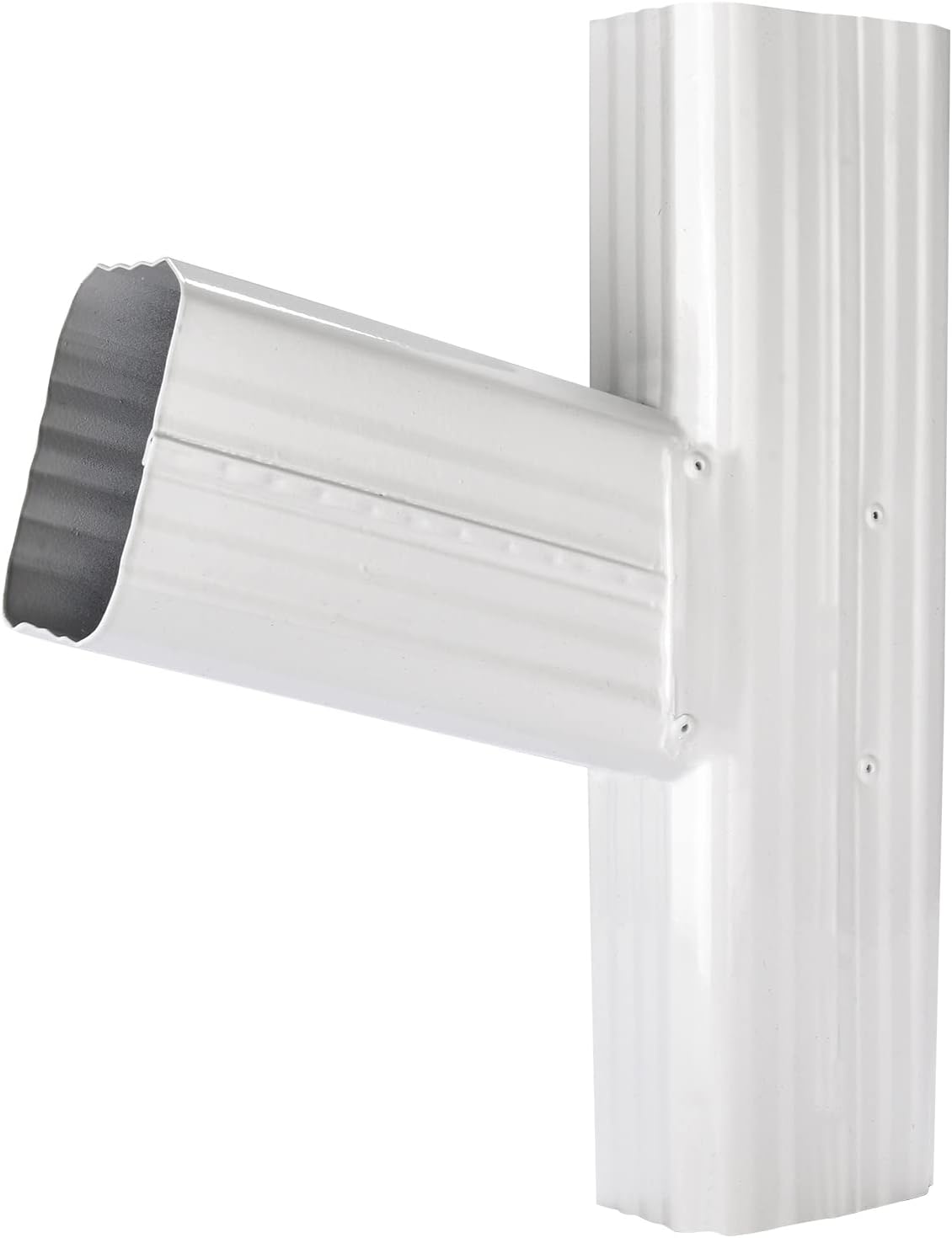 Amazon.com : Downspout Gutter Y Connector 3x4 Standard Right High Gloss ...