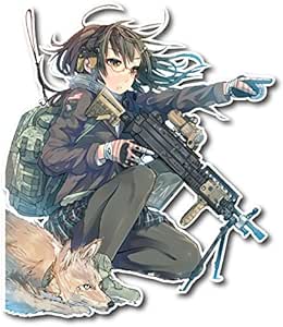 Amazon.com: Girls Und Panzer Anime Car Window Bike Decal Sticker 009 (5 ...