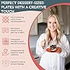 Amazon.com | Annovero Dessert Plates - Small 6 Inch Plate for Appetizer ...