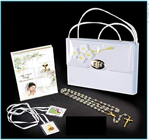 First Holy Communion Gift Set for Girl English Decorated Missal ...