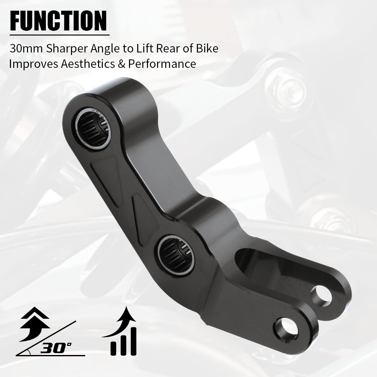 URLWALL 3/4" Lift Electric Dirt Bike Rear Progressive Suspension Link ...