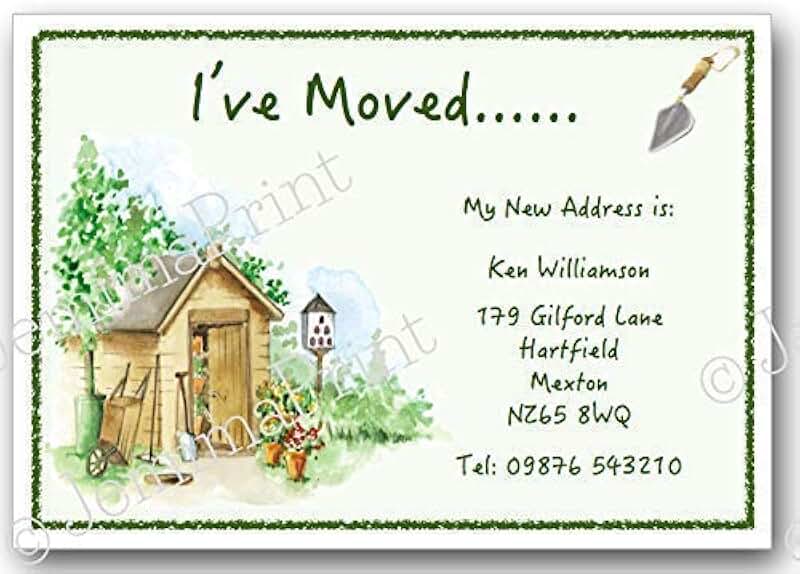 Amazon.co.uk: new address cards