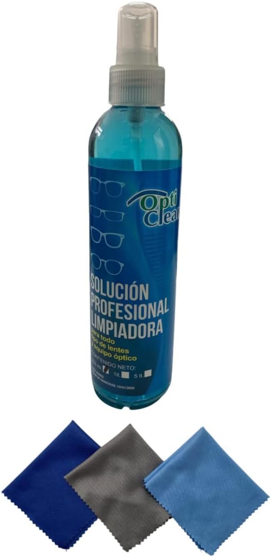 Opti Clear SOLUCION OPTICLEAR 70ML Limpiador especial de lentes ...