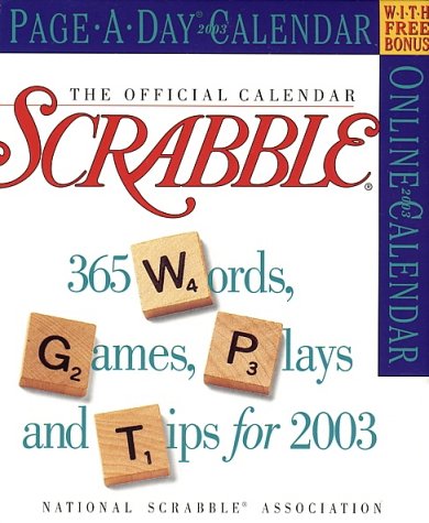The Official Scrabble 2003 Calendar : Amazon.in: Books