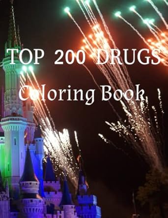 Top 200 Drugs: Coloring Book. World of pharmacy drug names. Tool to ...