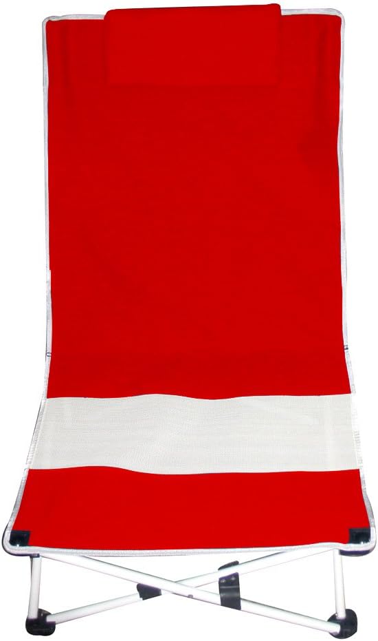 Amazon.com : Sand Rock Beach Chair (Red) : Patio Lounge Chairs : Sports ...