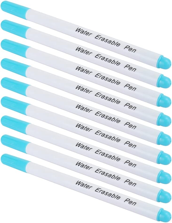 Amazon.com: Water Erasable Pen, 10pcs Fabric Marking Pen Fabric Marker ...