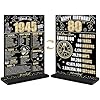 Amazon.com: Black Gold 80th Birthday Decorations Back in 1945 Table ...