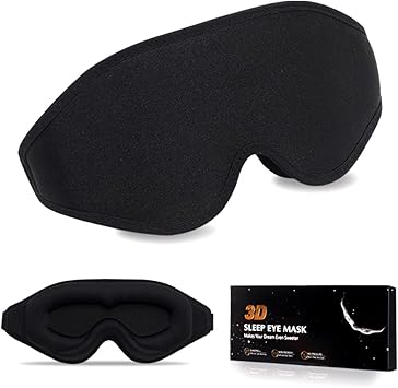 Amazon.com: 3D Contoured Sleep Mask for Women Men,Effective Light ...