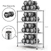 Amazon.com: M MZG 1000 lbs Storage Shelving 4-Tier Utility Shelving ...