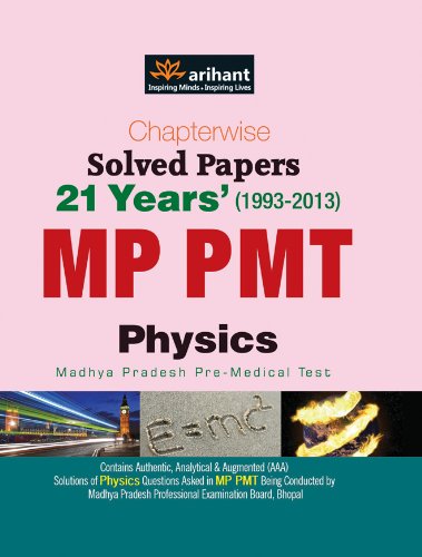 Buy Chapterwise 21 Years' Solved Papers MP PMT Physics Book Online at ...