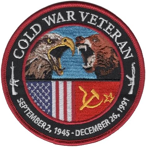 Amazon.com: Popular Patch Cold War Veteran Patch (1945-1991) Historical ...