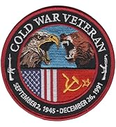 Amazon.com: Popular Patch Cold War Veteran Patch (1945-1991) Historical ...