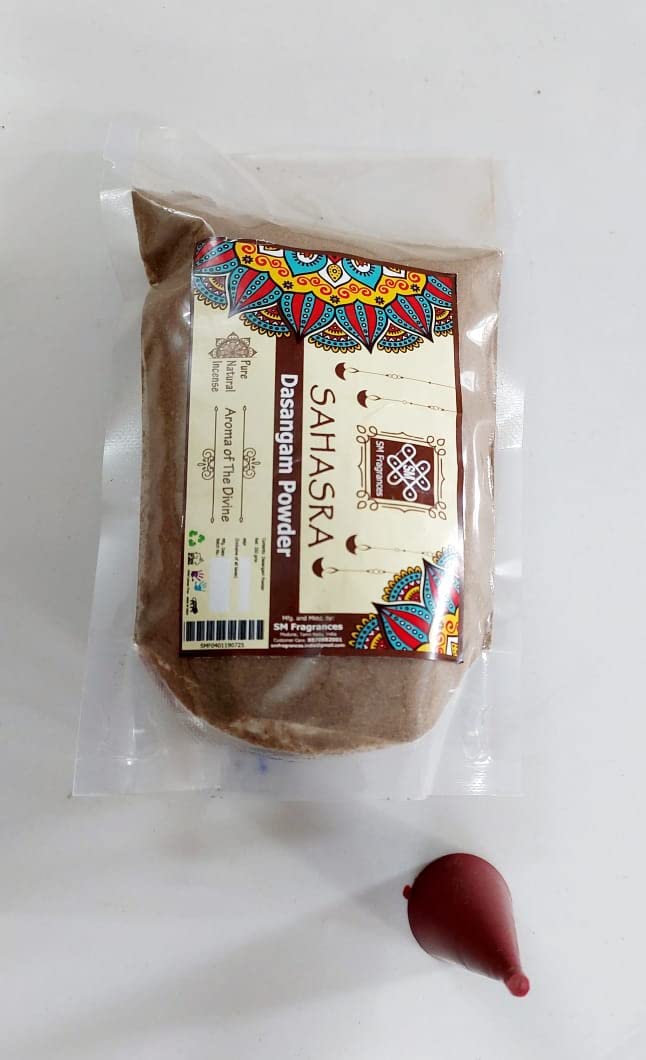 Sahasra Fragrances Dasangam Powder (Brown) Herbal Pooja Powder, 100 g ...