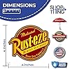 Amazon.com - SHOP A THING – Rust-Eze Sticker - Vinyl Rust-Eze Decal for ...