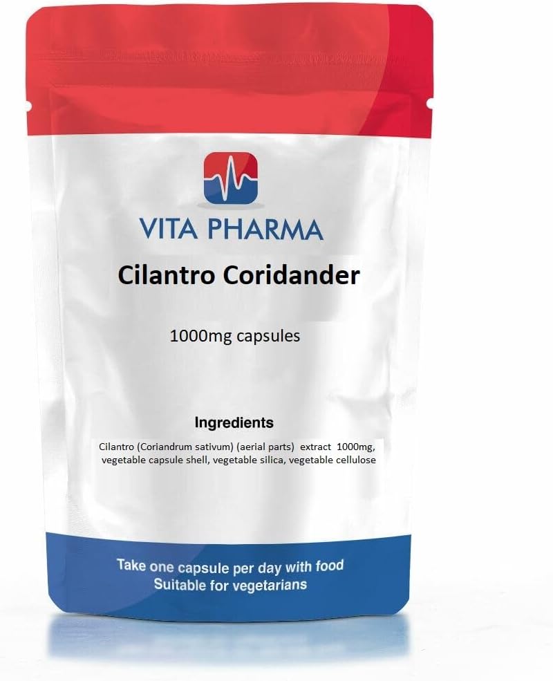 VITA PHARMA Cilantro Coriander 1000mg 120 Capsules : Amazon.co.uk ...